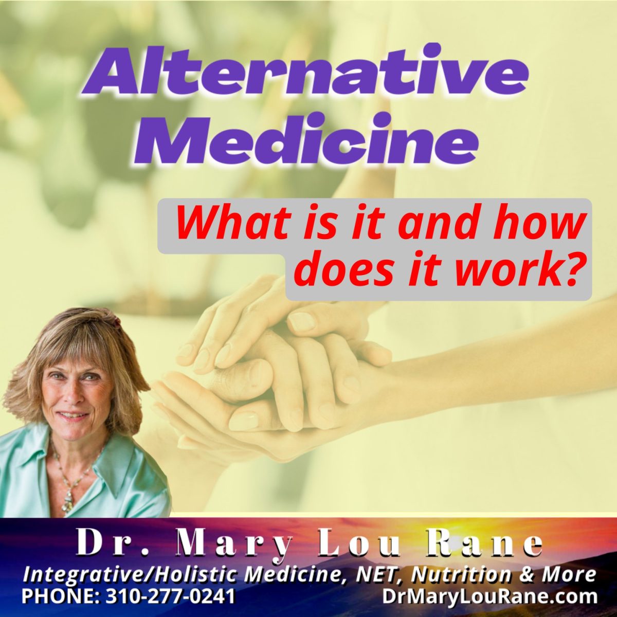 NET Therapy: Key Benefits and What To Expect - Dr. Mary Lou Rane